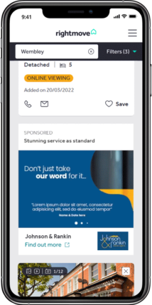 Native Search Ad - Rightmove Hub