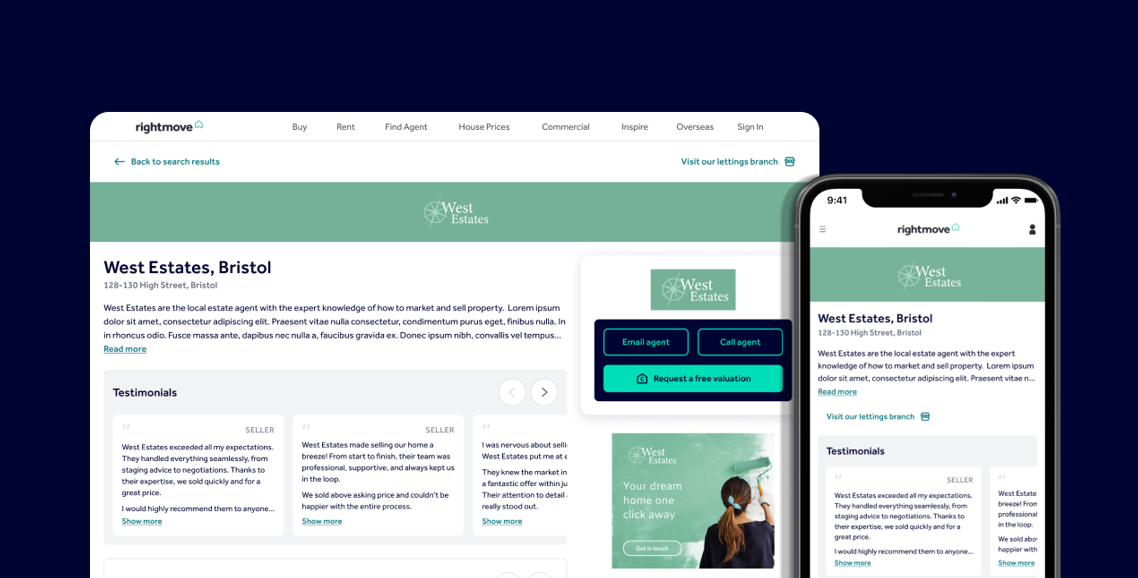 Premium Agent Profiles - Rightmove Hub