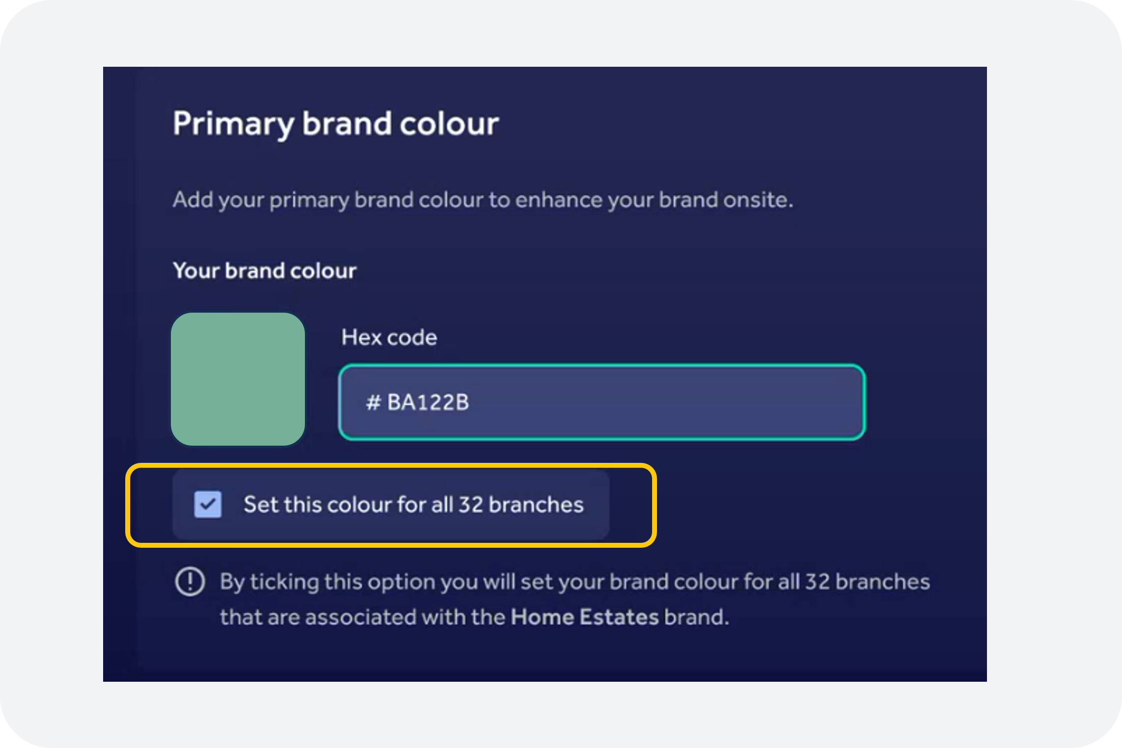 Managing your brand colours on Rightmove - Rightmove Hub